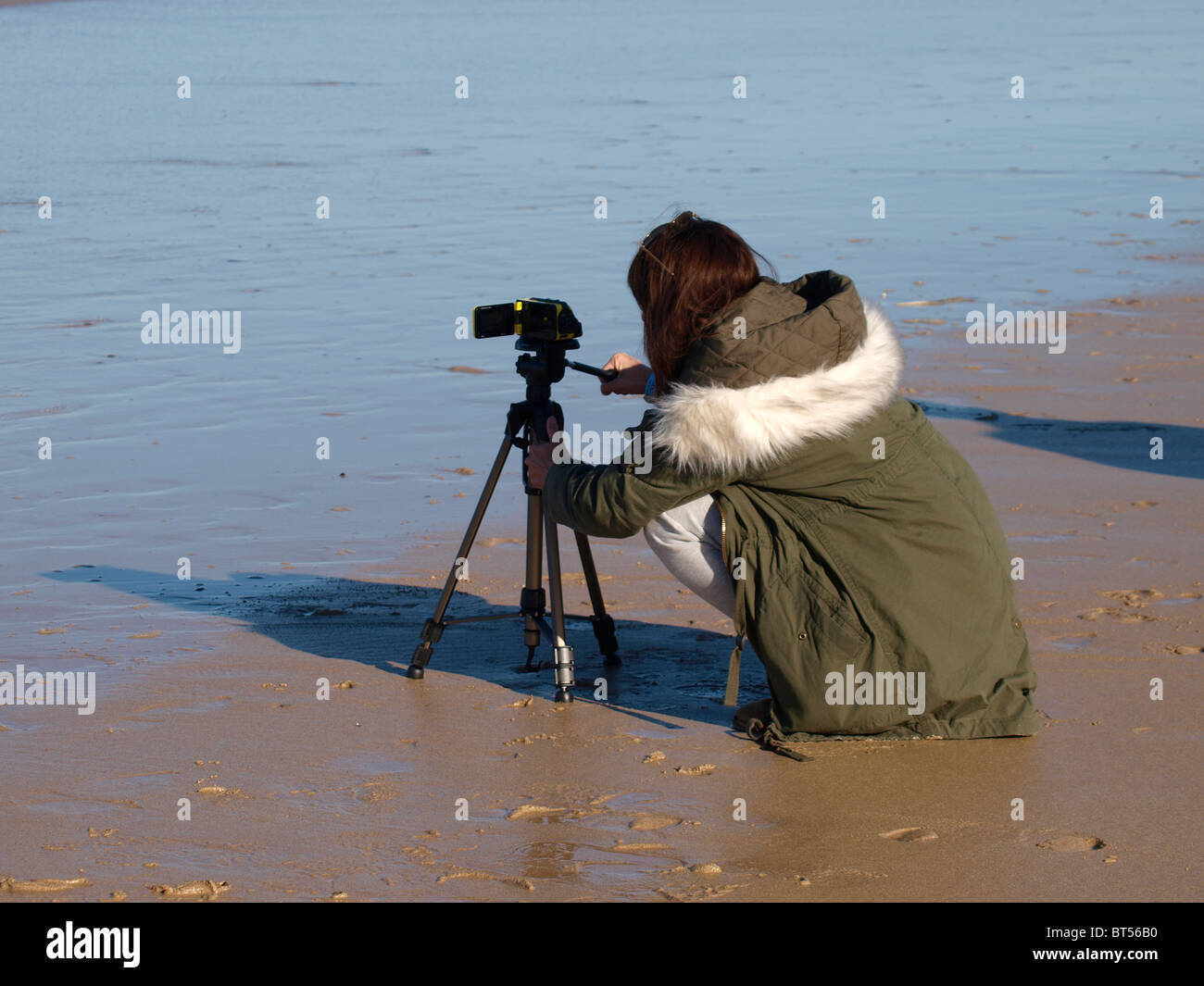 Film the beach hi-res stock photography and images - Alamy