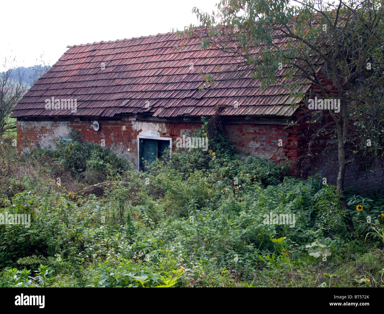 Old and ruined countryhouse Stock Photo - Alamy