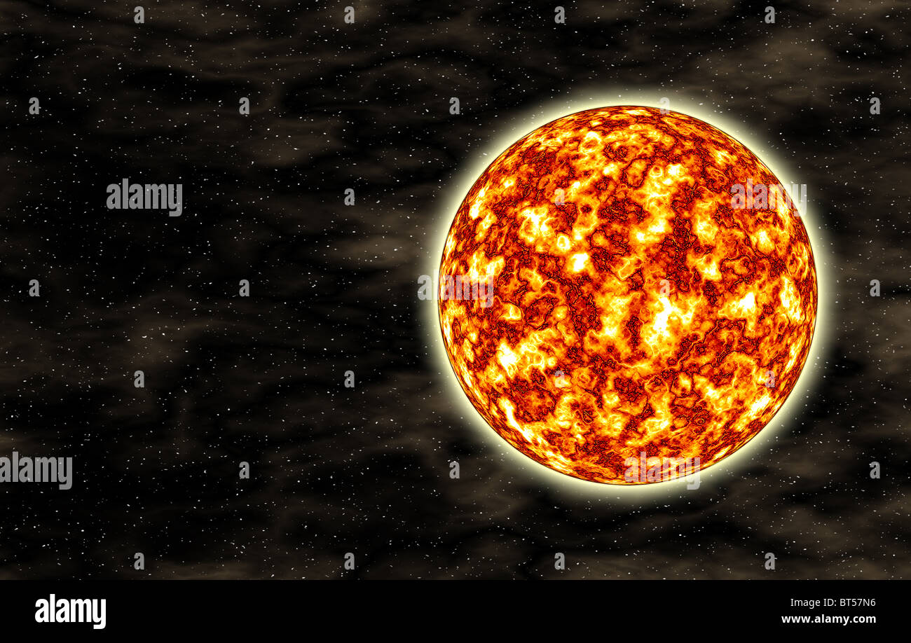 sun in space Stock Photo - Alamy