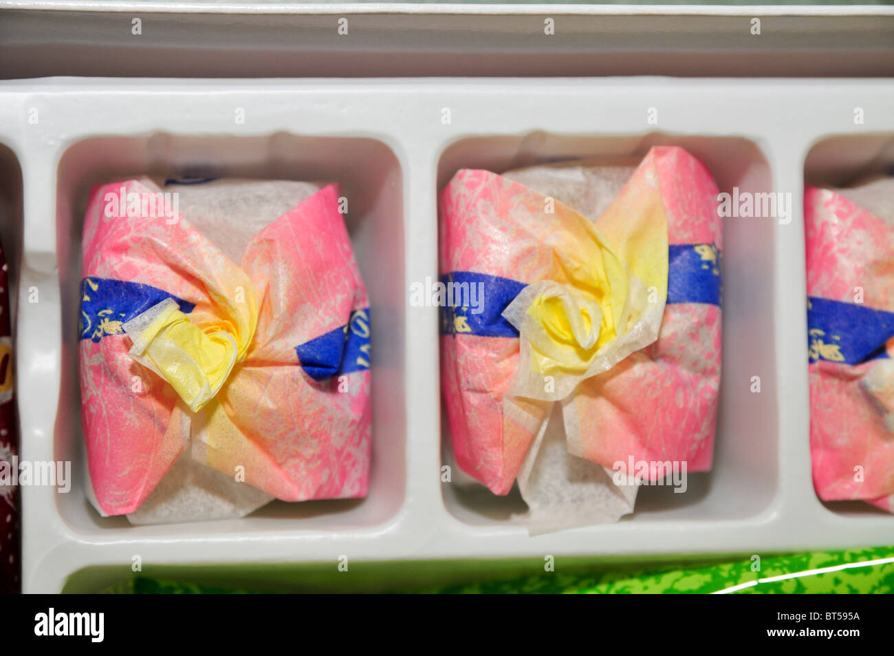 Assortment of Japanese Rice Sweets Stock Photo - Alamy