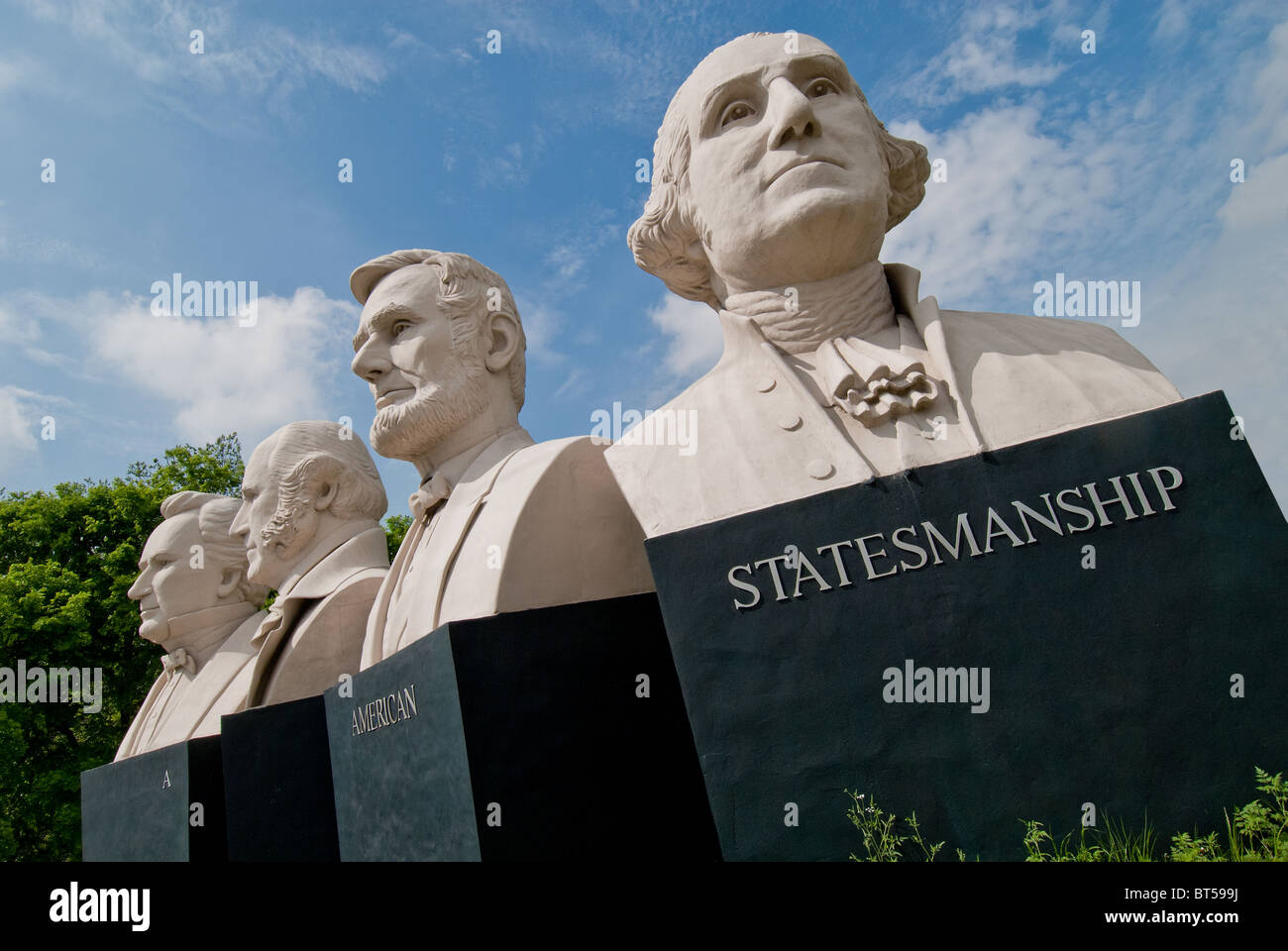 "Mount Rush Hour" by sculptor David Adickes in Houston, Texas, USA ...