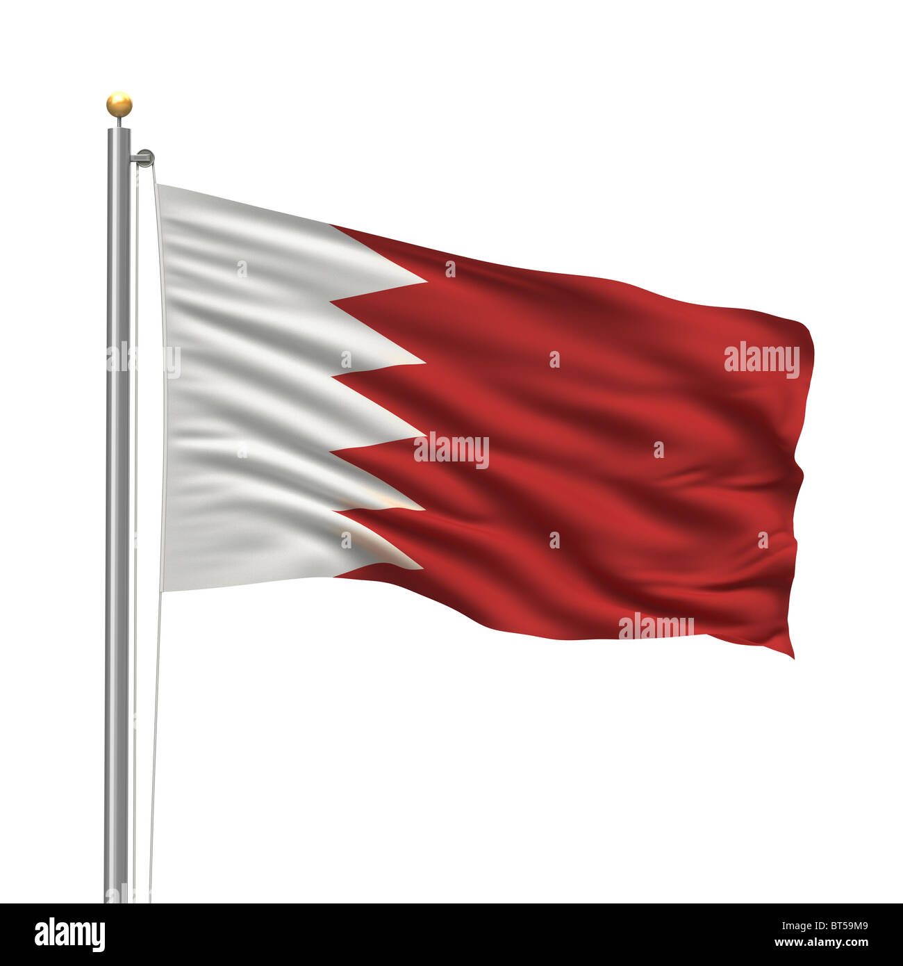 Bahraini flag waving hi-res stock photography and images - Alamy