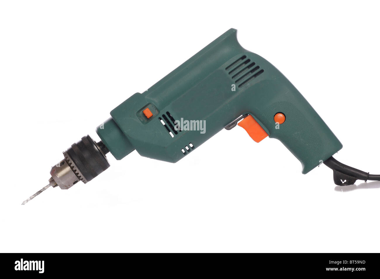 DIY drill isolated on white background Stock Photo - Alamy