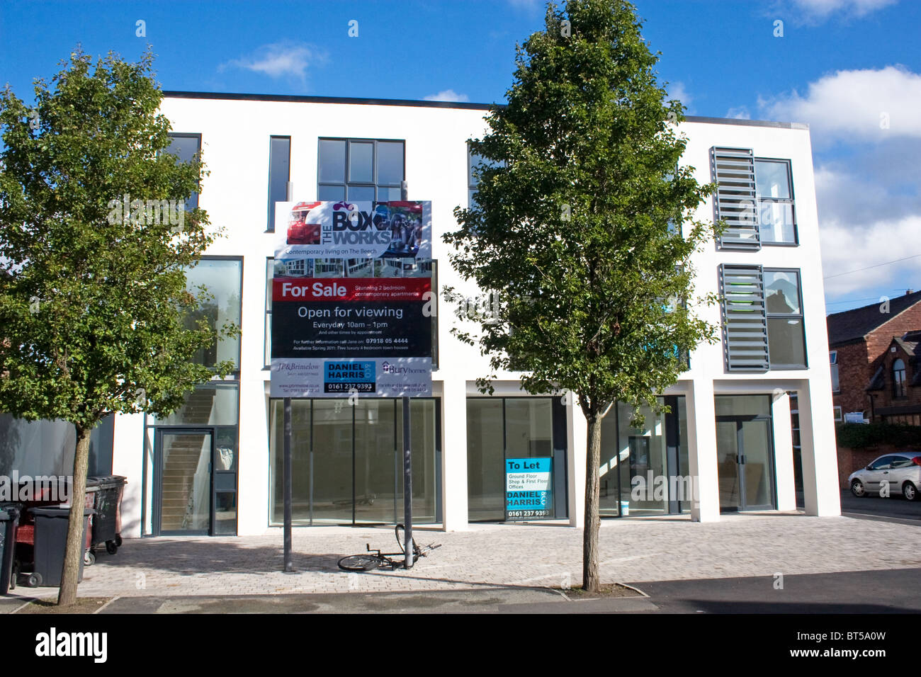 New shop, office and apartment development on Beech Road near to the ...