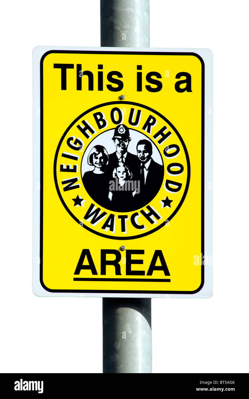 Neighbourhood Watch Sign Stock Photo - Alamy