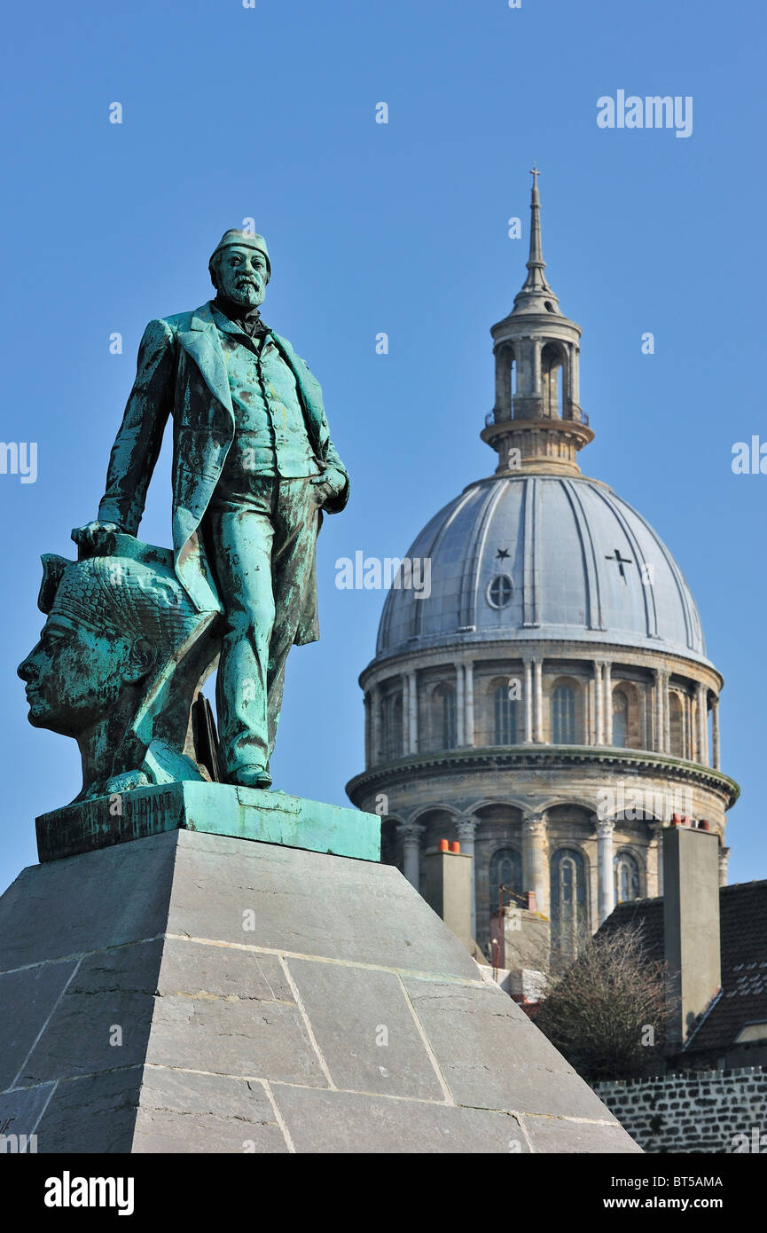 Statue of Auguste Mariette, archaeologist, Egyptologist and founder of ...