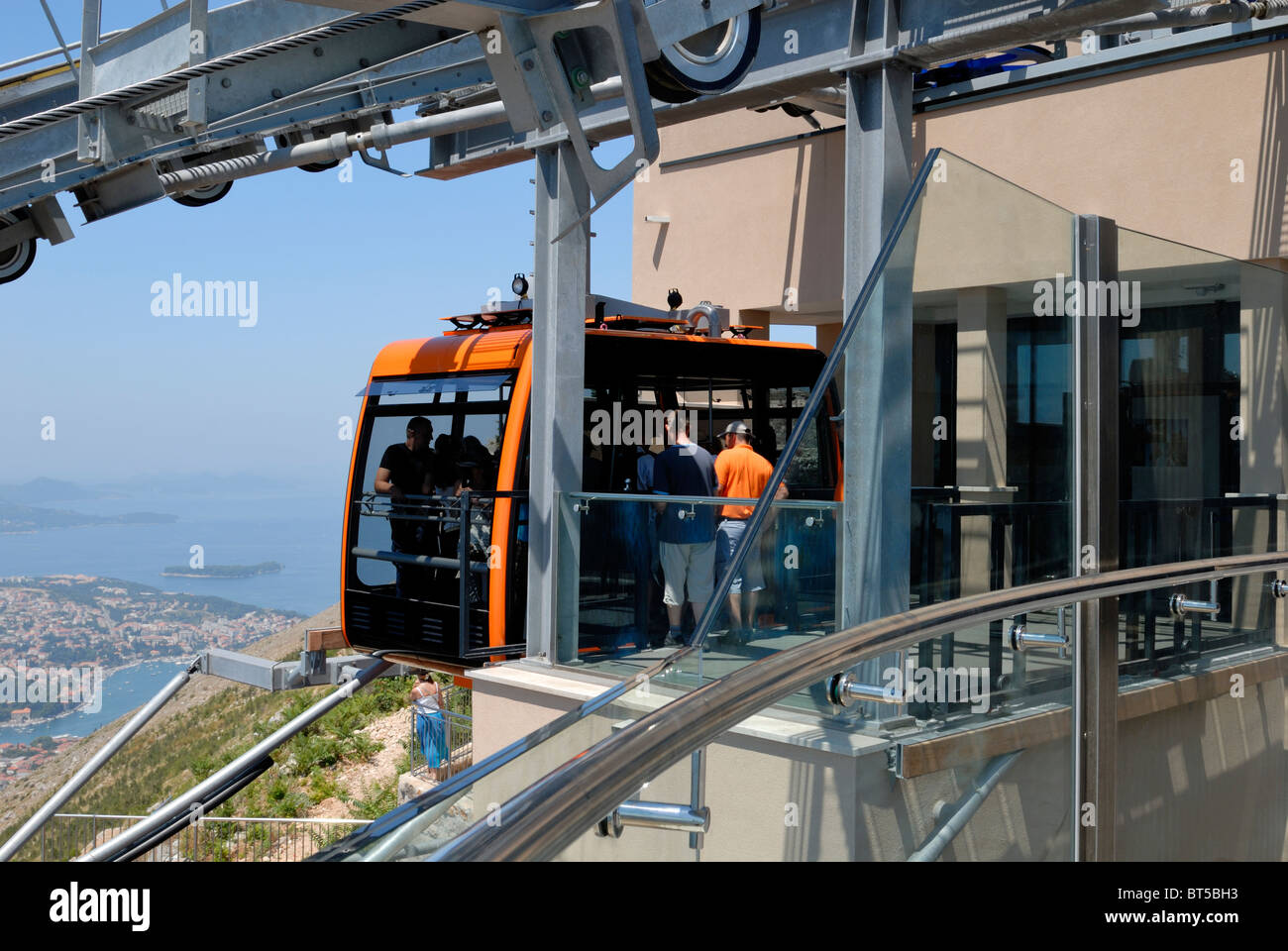 The rebuilt cable car started operation in the summer 2010. It takes ...