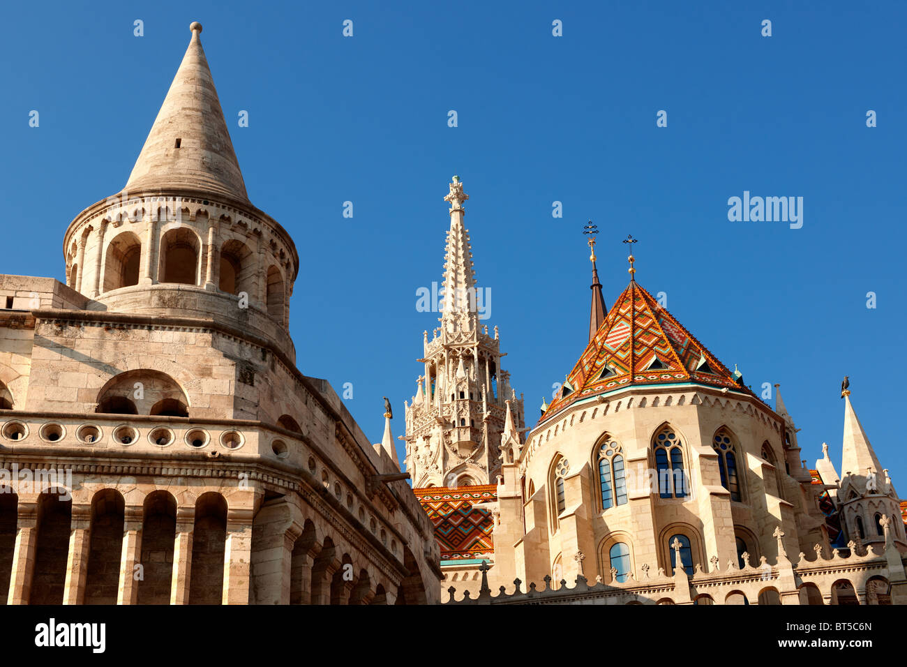 Fishermans Bastion and Church of Our Lady or Matthias Church ( Mátyás ...