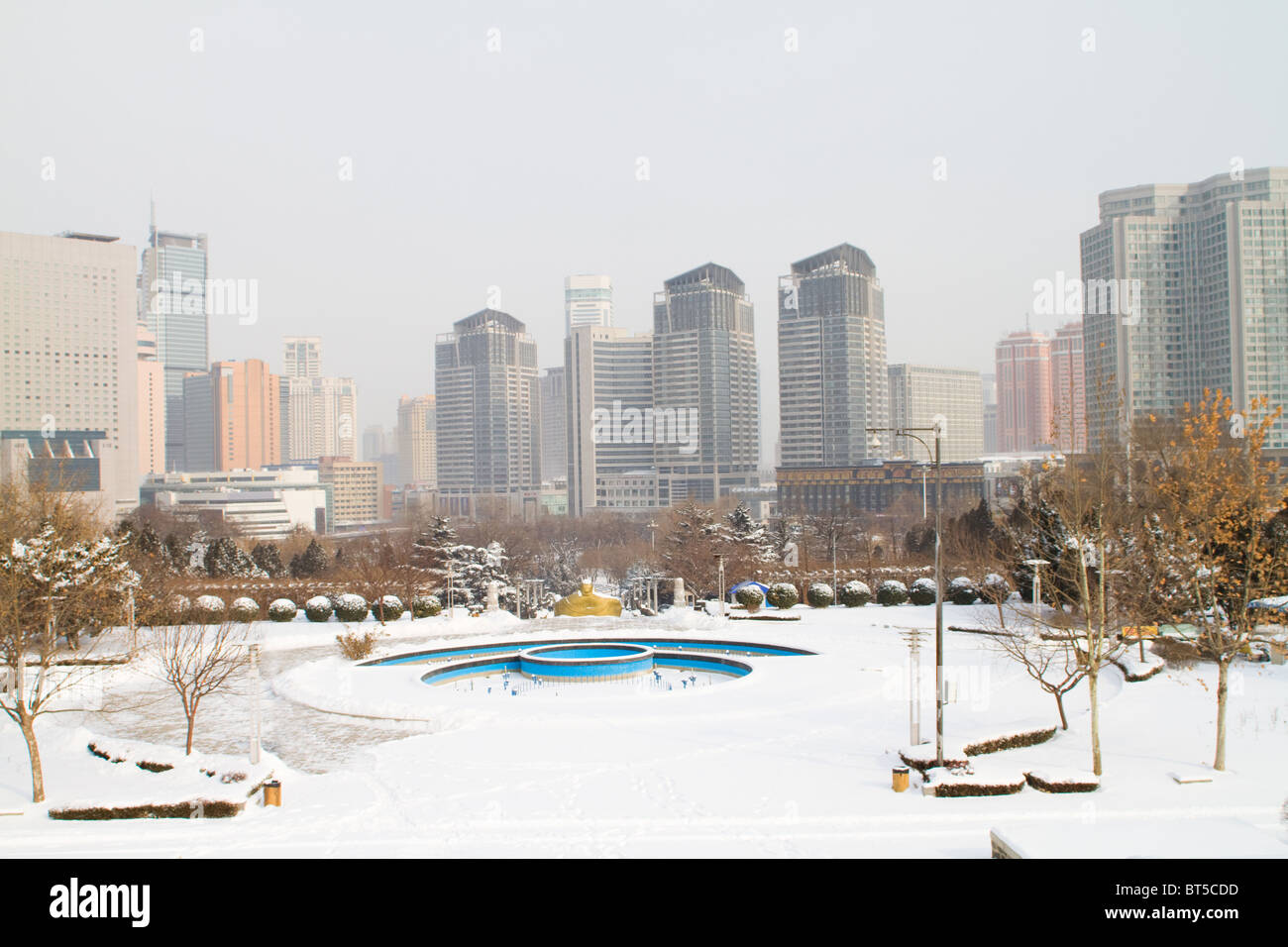 Dalian City, China in winter Stock Photo - Alamy