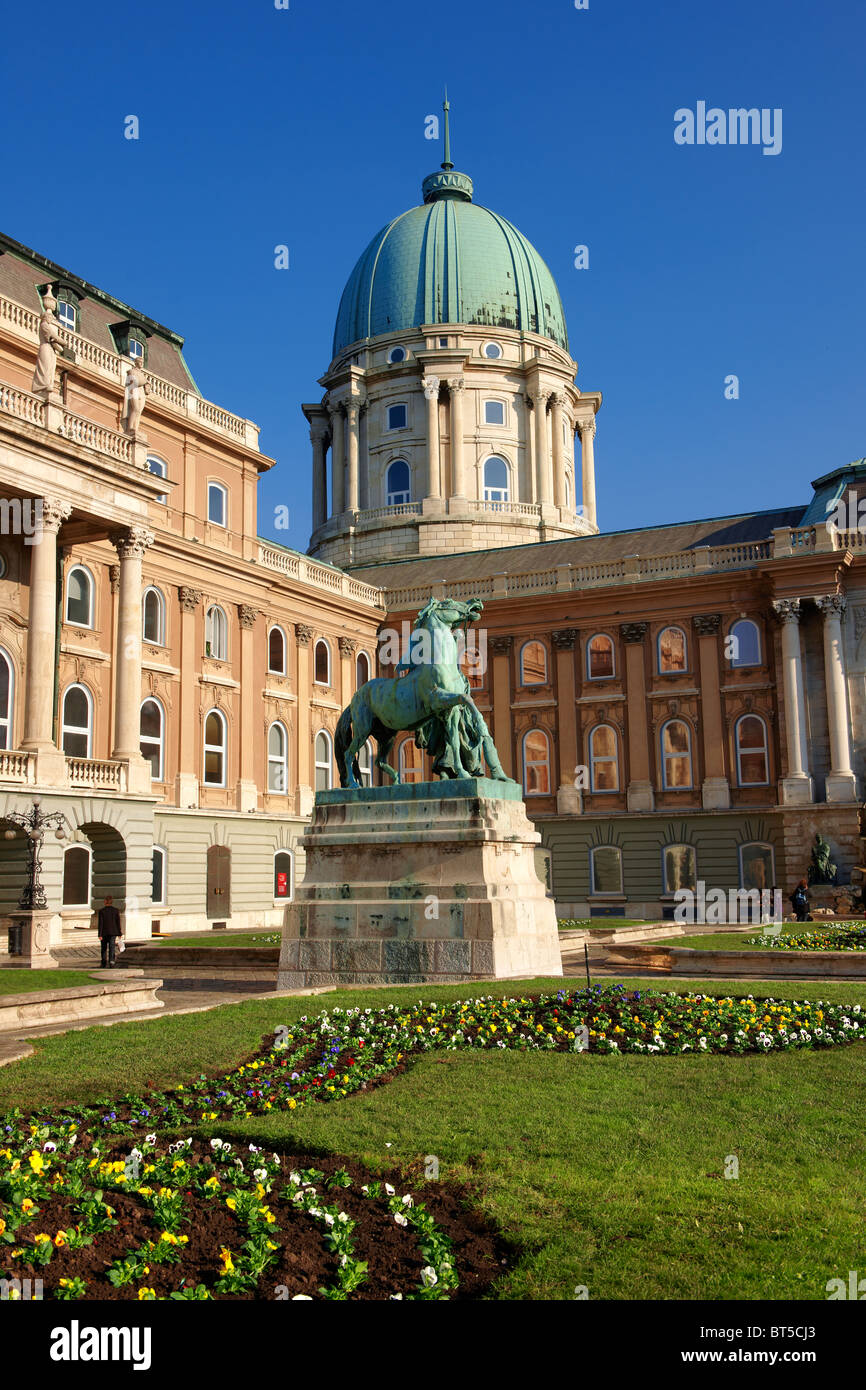 The Hungarian Nemzeti Gallery - Buda Castle, Budapest, Hungary Stock ...