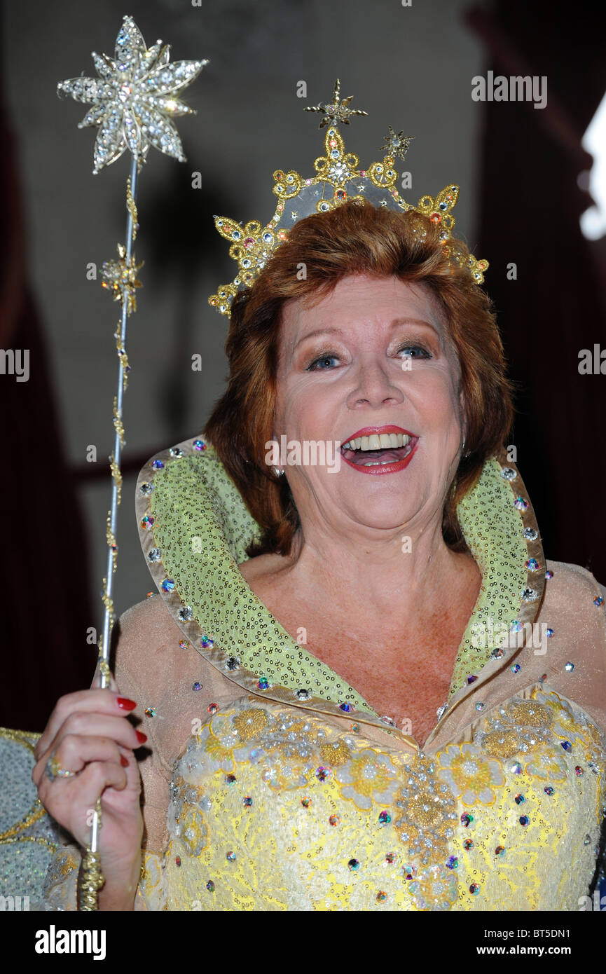 Cilla Black dressed as the fairy godmother from the pantomime ...