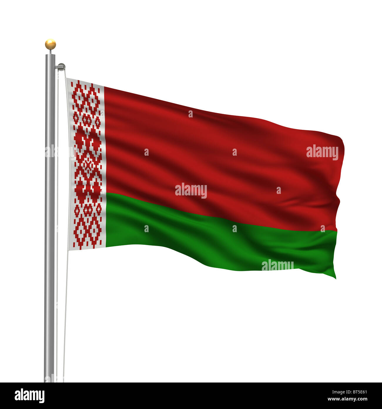 Flag of Belarus Stock Photo - Alamy