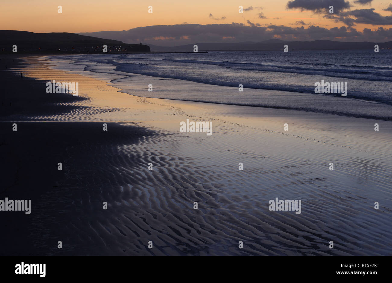 Portstewart Strand and Mussenden Temple, Northern Ireland Stock Photo ...