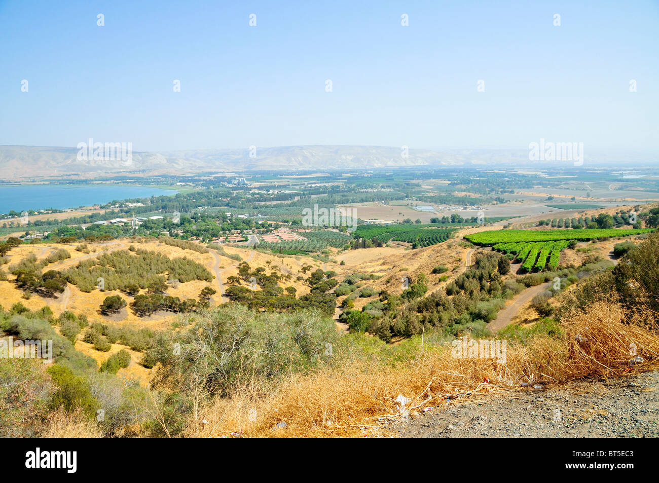 Israel, Lower Galilees, View of the Sea of Galilee Stock Photo - Alamy