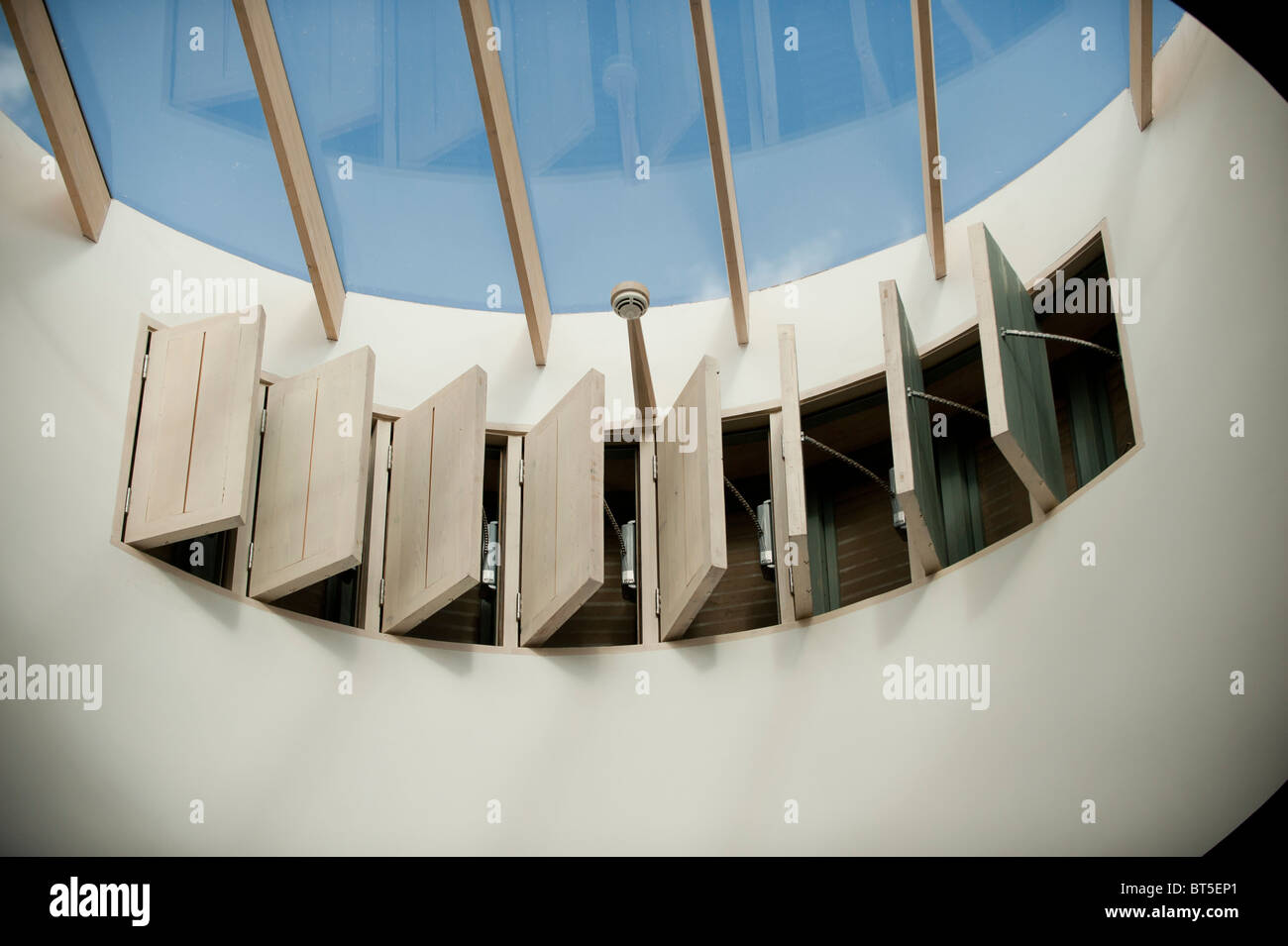 Air ventilation panels in the WISE building at the Centre for ...