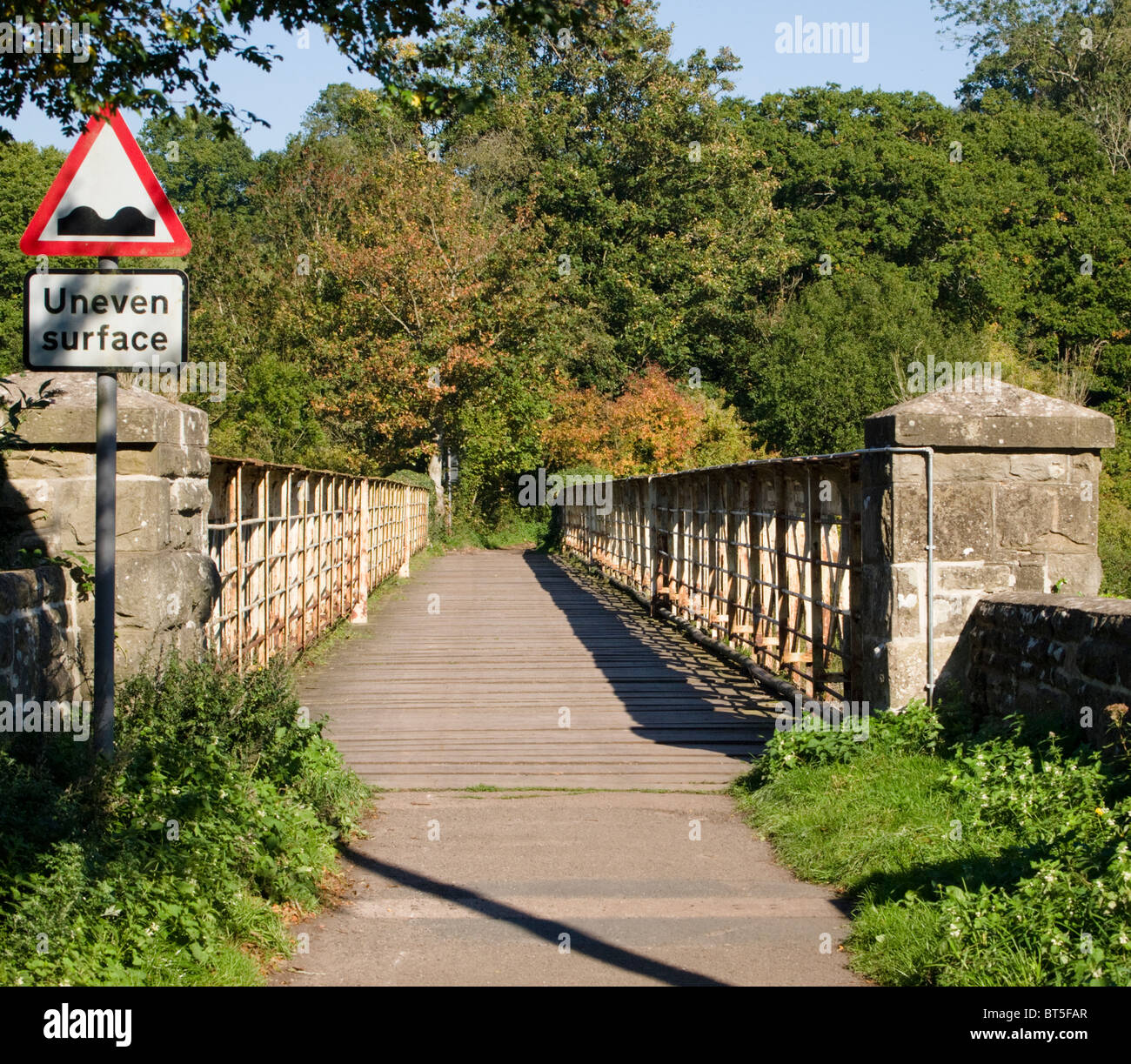 Bridge over the River wye Tintern Wye Valley Wales Stock Photo - Alamy
