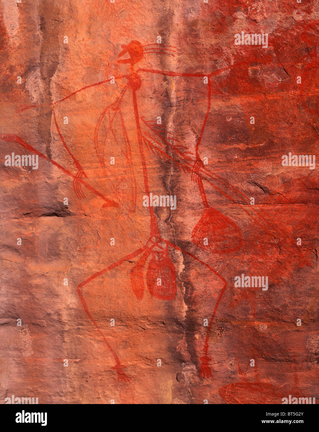 Mabuyu, The Hunter Pictograph, Ubirr Kakadu National Park, Australia ...
