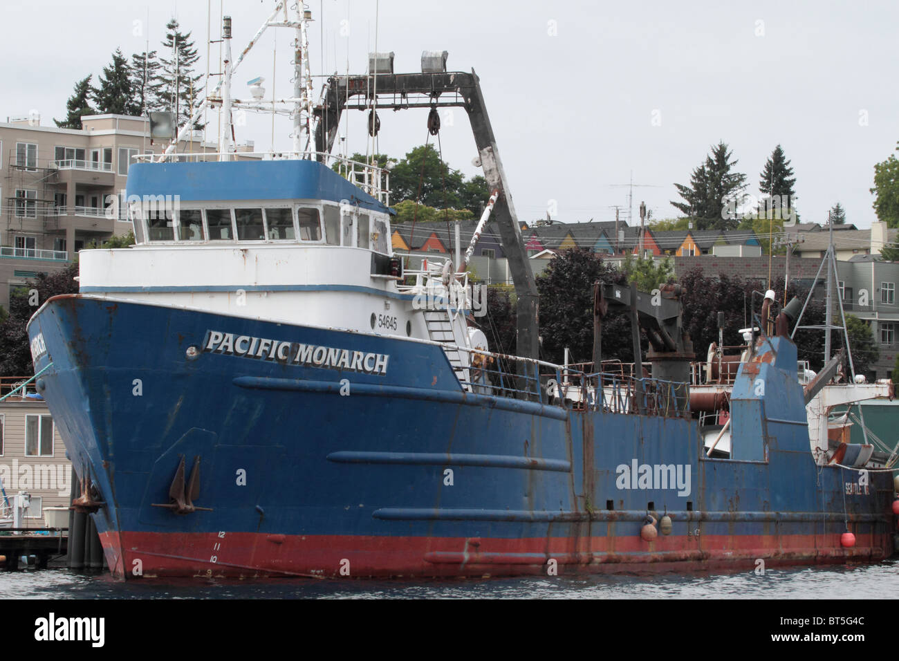 The fishing and crabbing ship Pacific Monarch in Lake Union Stock Photo ...