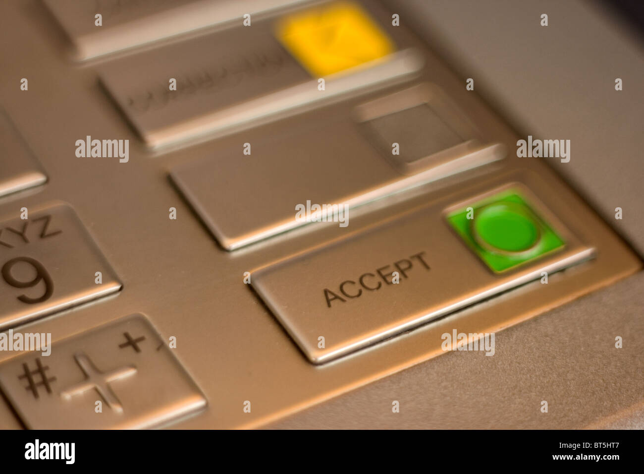 detail of an ATM keyboard Stock Photo - Alamy