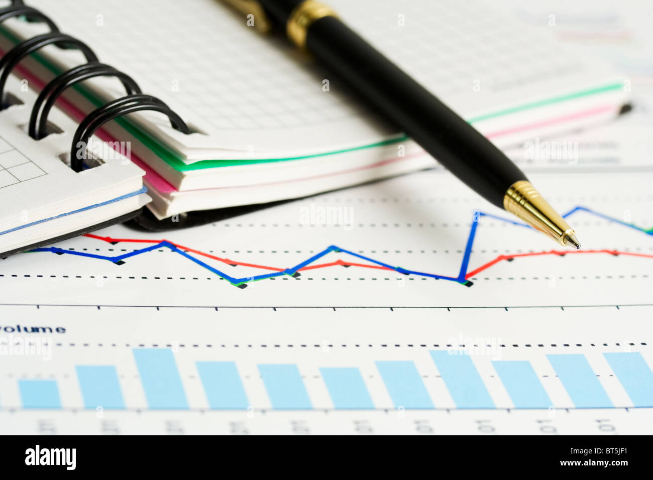 Stock market graphs and charts Stock Photo - Alamy