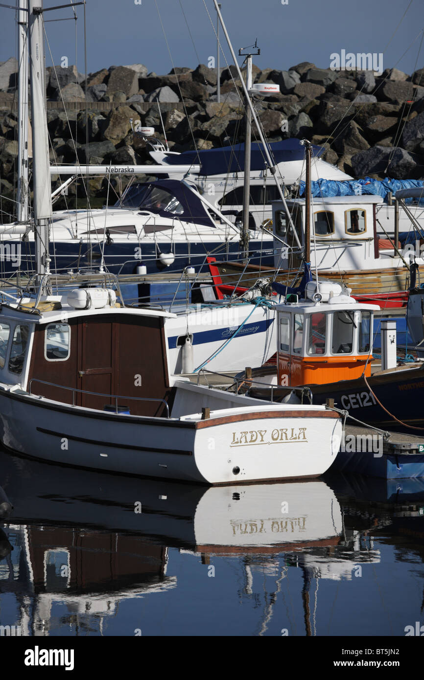 Ballycastle Harbour, Northern Ireland Stock Photo - Alamy