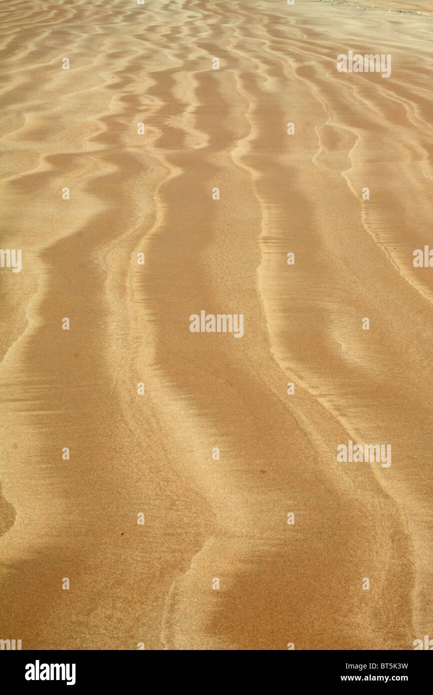 Ripples on a beach Stock Photo - Alamy