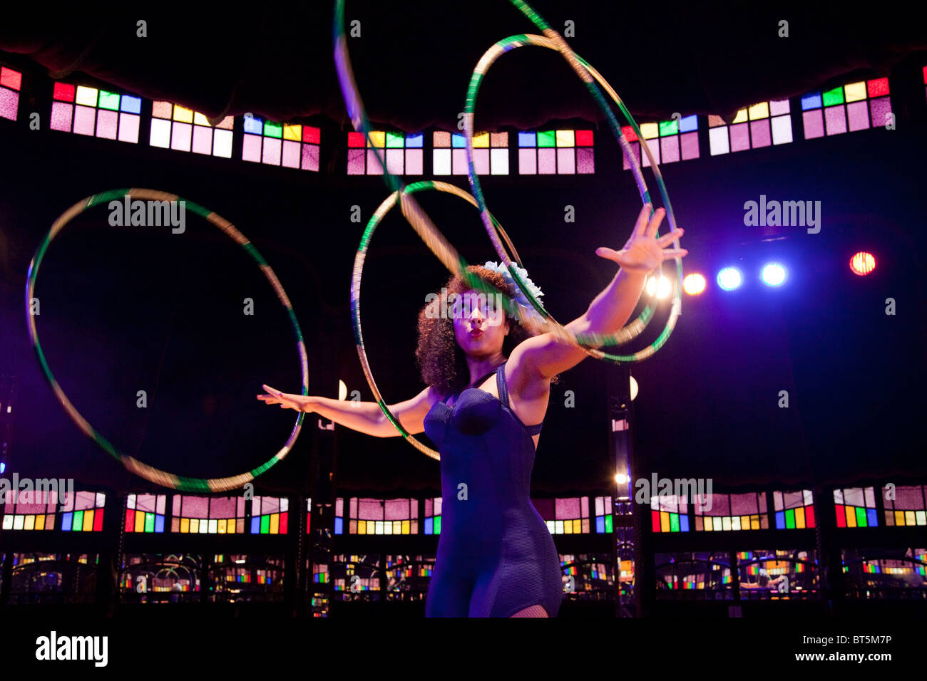 LONDON, ENGLAND, La Soirée cabaret and variety act at the South Bank ...