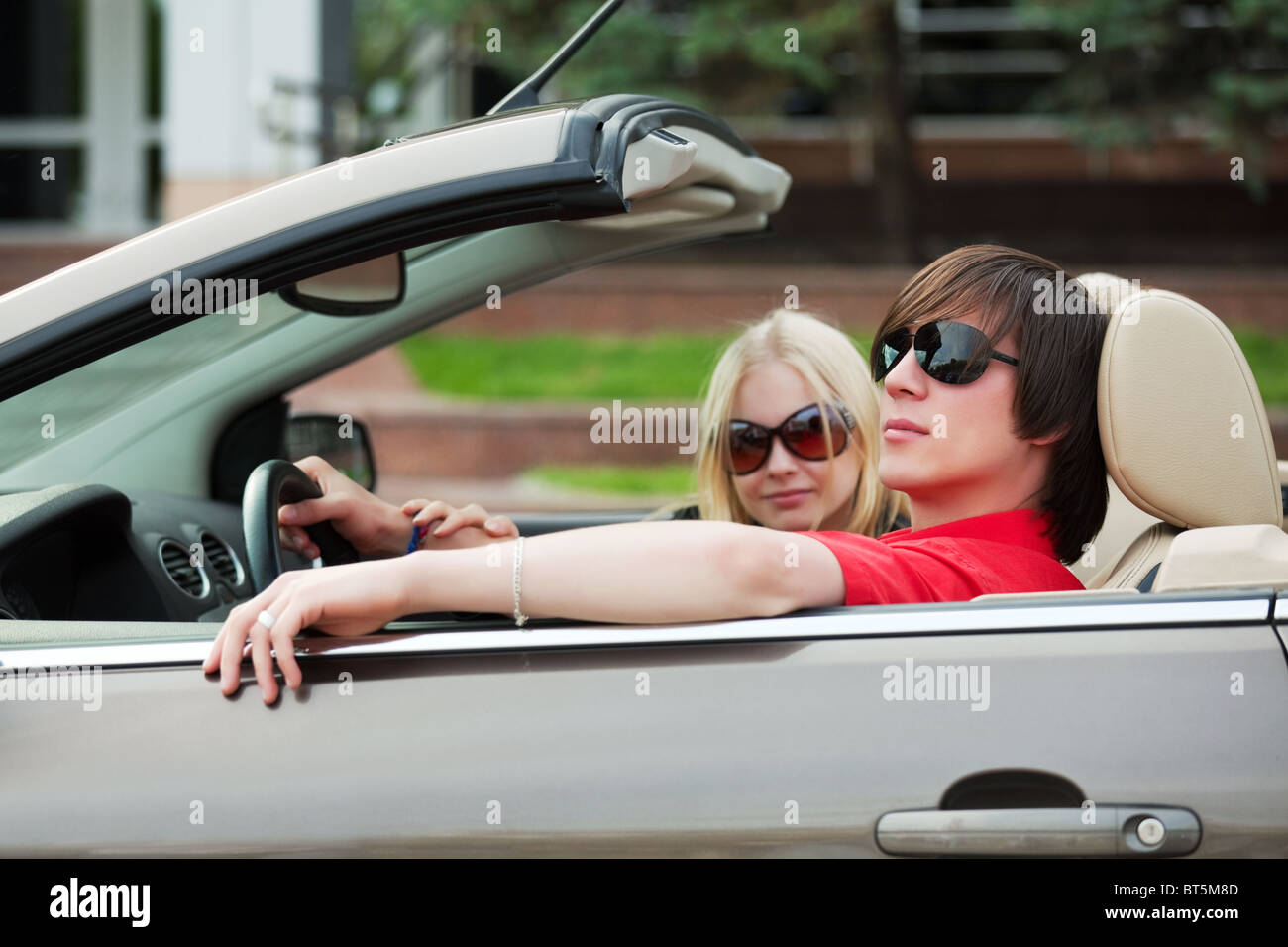 Teens Driving Convertible High Resolution Stock Photography and Images ...