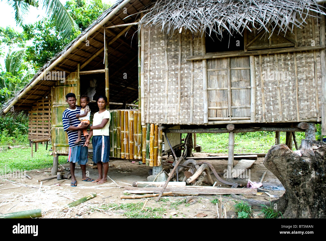 philippines, guimaras, ati village scene Stock Photo - Alamy