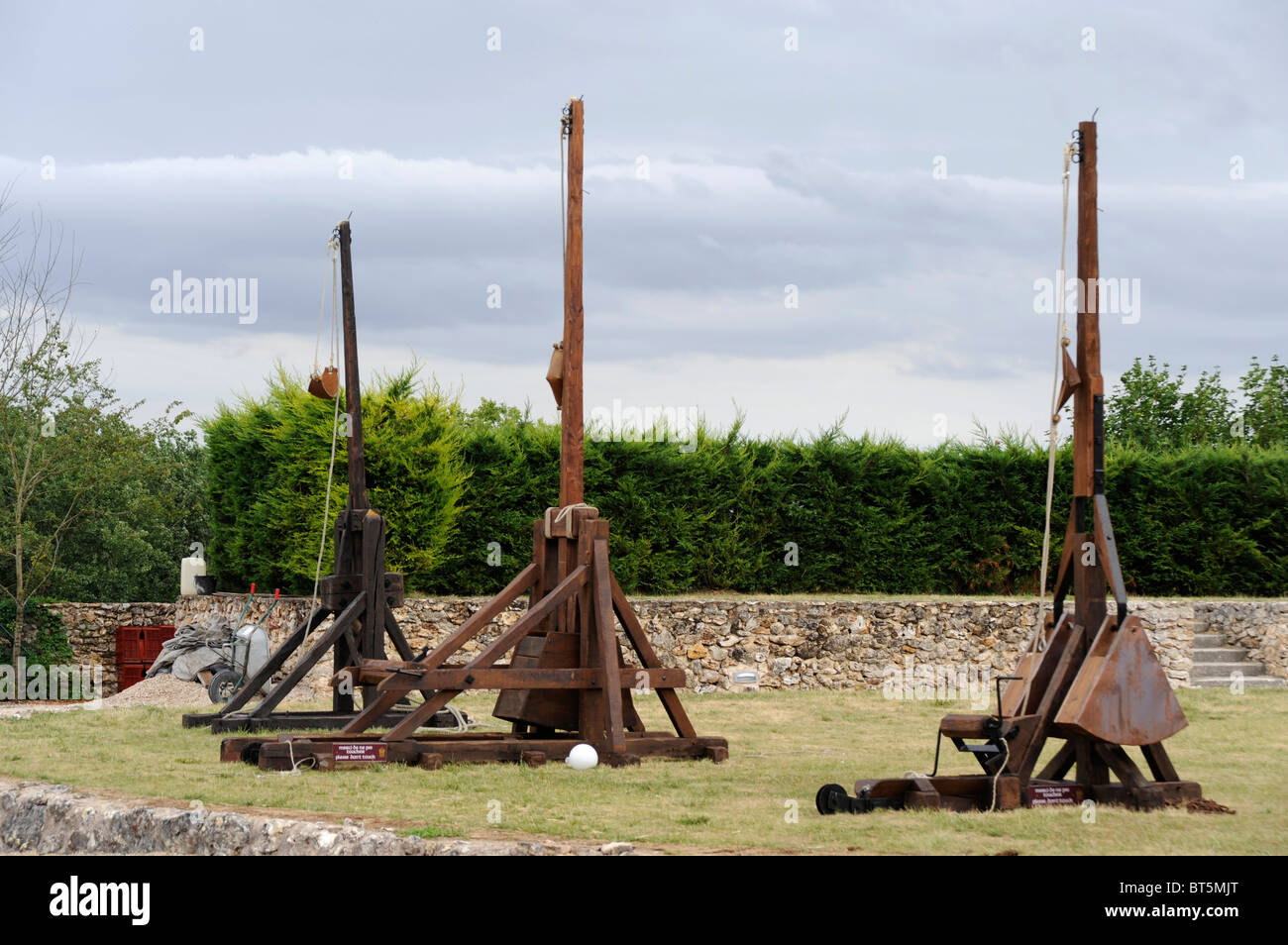 Trebuchet at the fortess of the Black Falcon,Montbazon castle,Indre-et ...