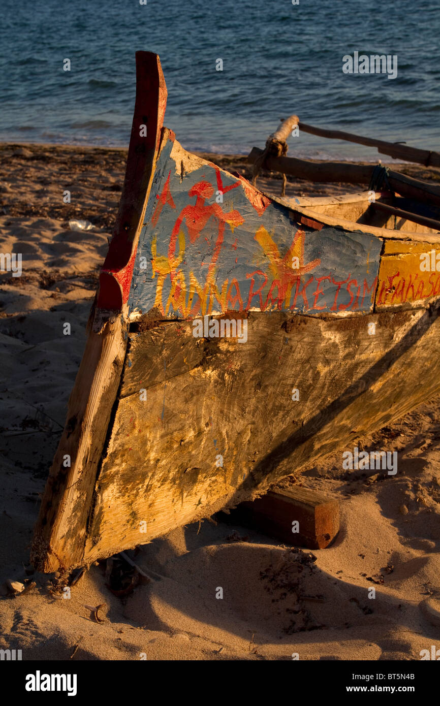 Pirogue - Dugout Canoe - Madagascar Stock Photo - Alamy