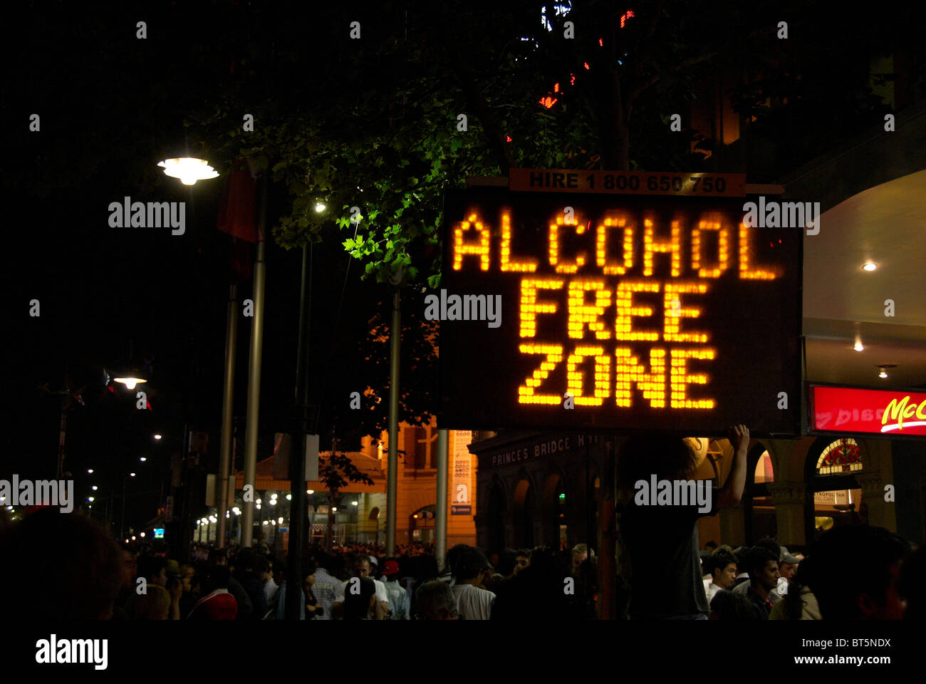 Melbourne main street no alcohol law on new years eve. Alcohol Free ...