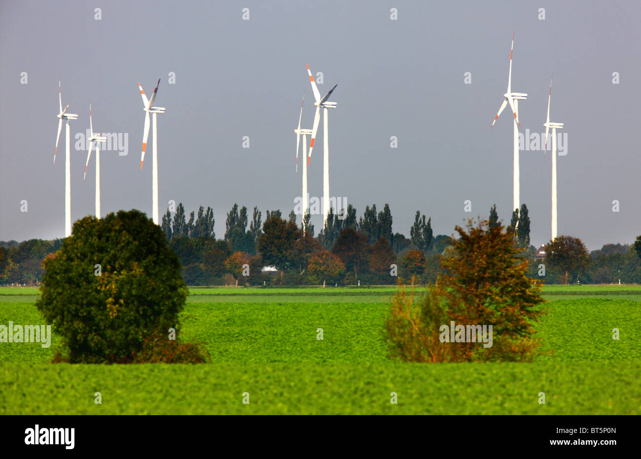 Wind power plant. Titz, Germany Stock Photo - Alamy