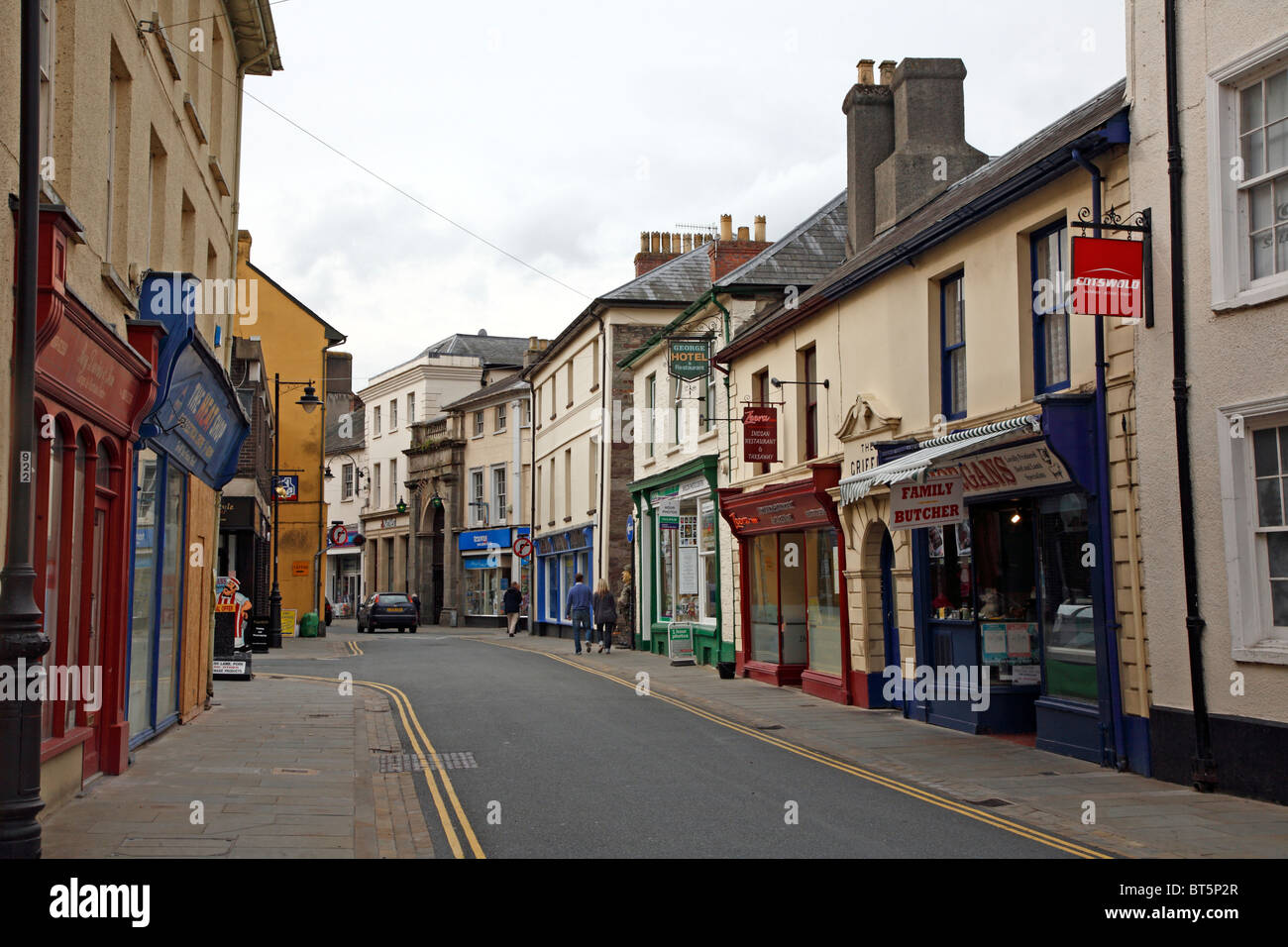 Brecon street brecon town hi-res stock photography and images - Alamy