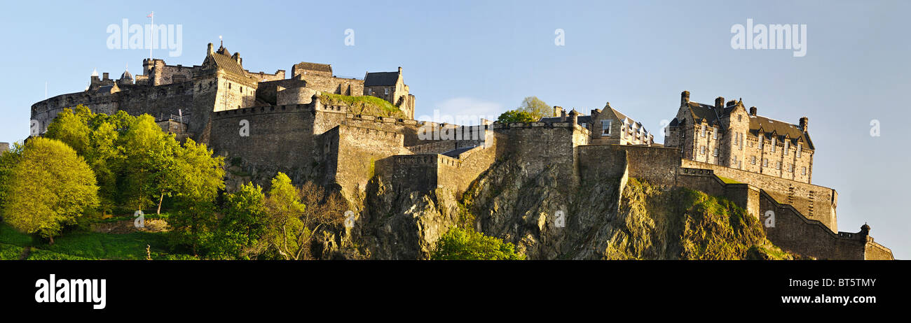 Panorama of Edinburgh castle, Scotland Stock Photo - Alamy