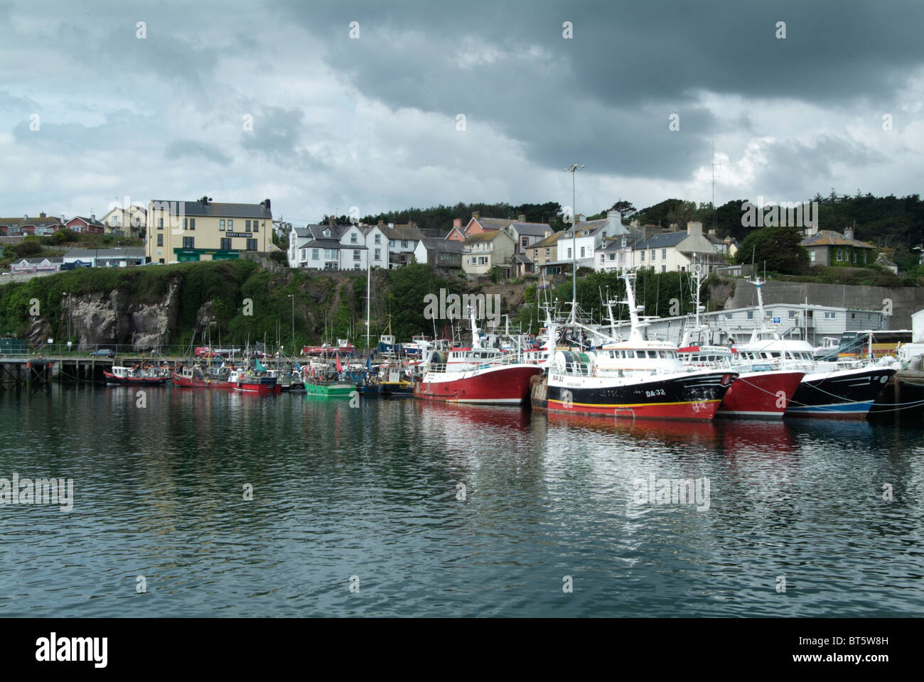 fishing boats harbour Dunmore East An Dún Mór Thoir Irish port harbour ...