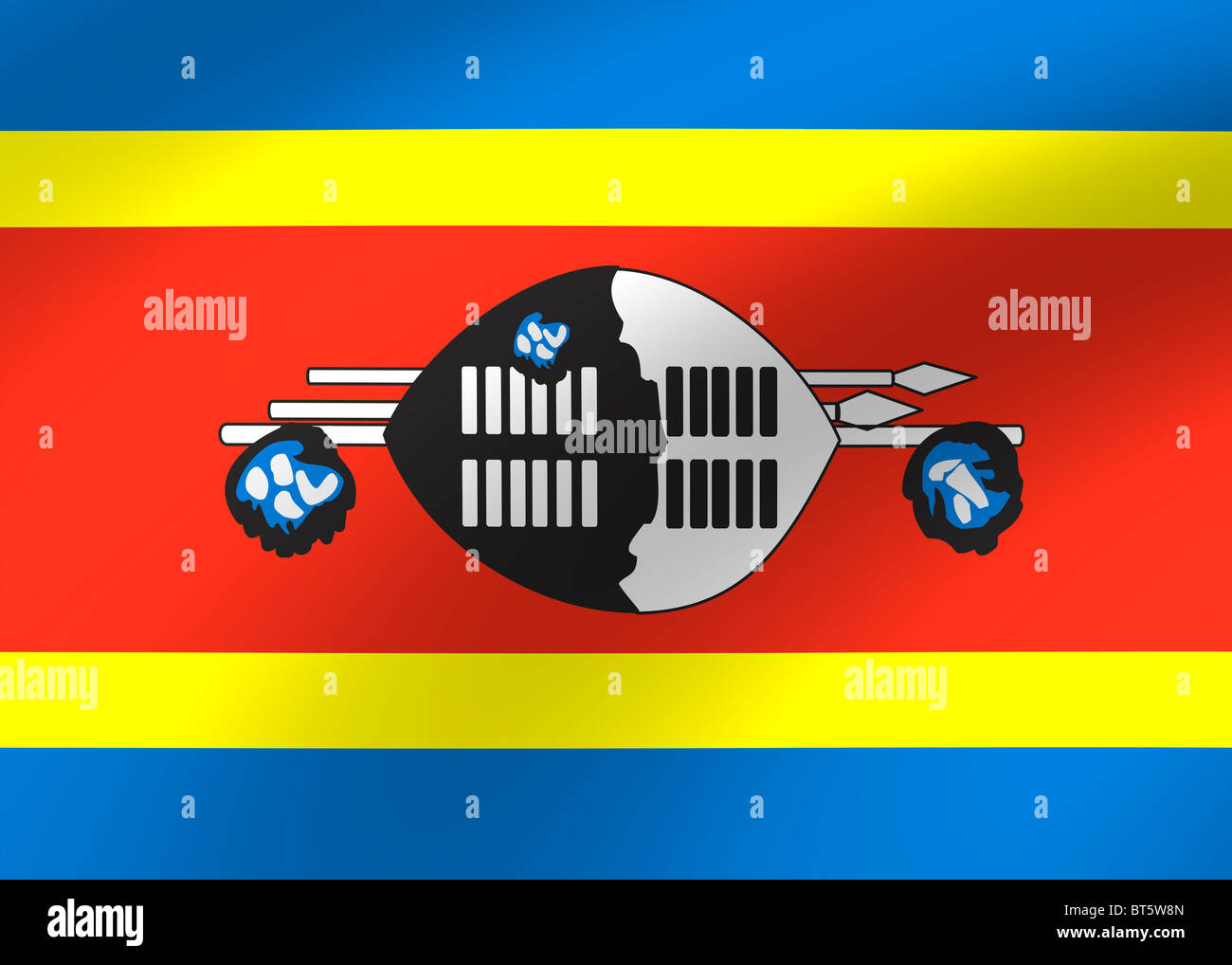 Flag of the swaziland hi-res stock photography and images - Alamy