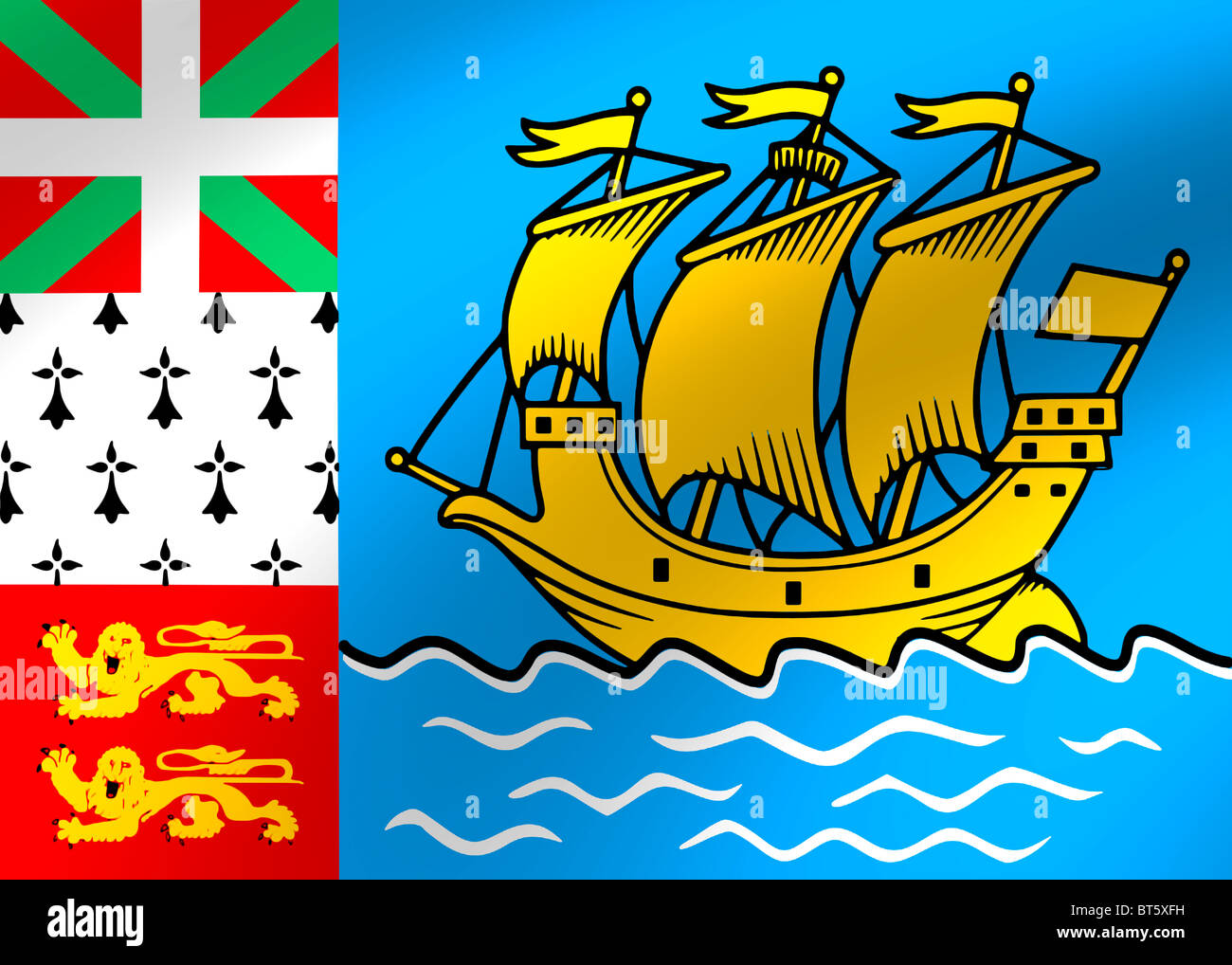 St pierre miquelon flag hi-res stock photography and images - Alamy