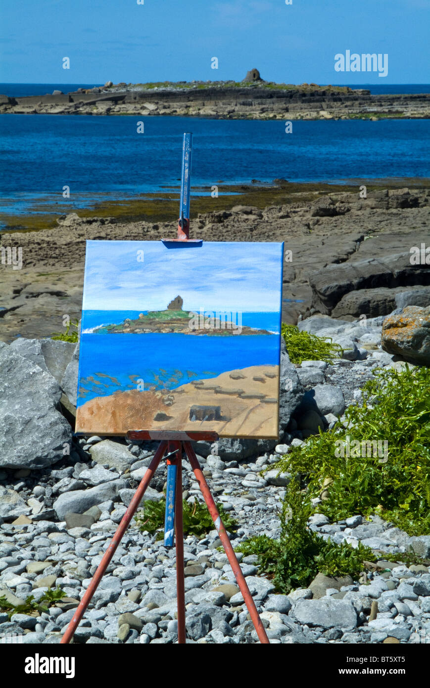 southern Ireland republic Irish Eire Atlantic coast west beach sand sea ...