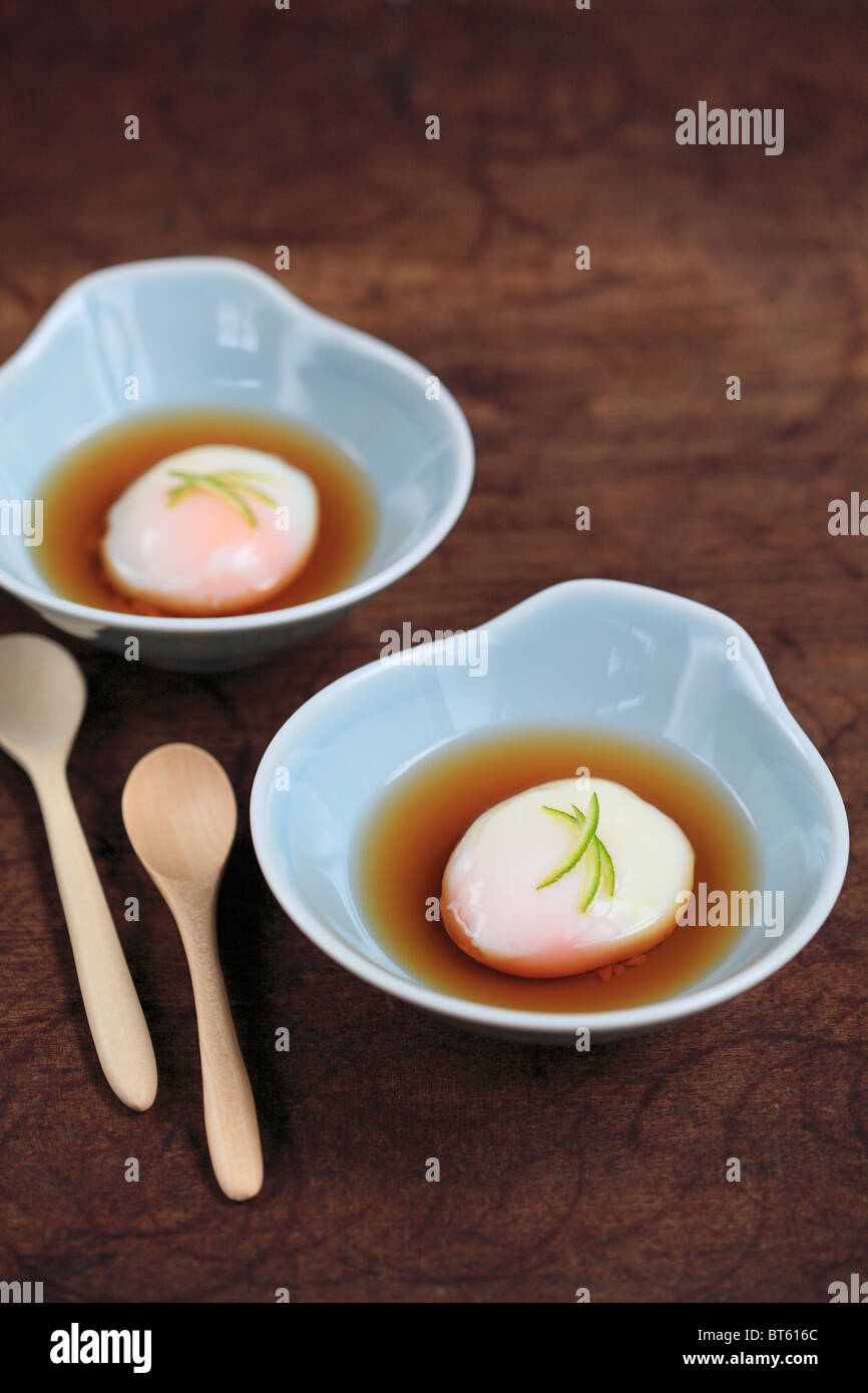 Onsen tamago hi-res stock photography and images - Alamy