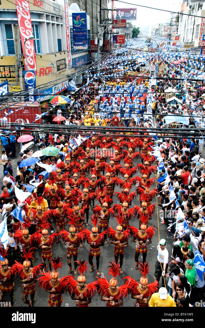 Philippines panay iloilo dinagyang festival hi-res stock photography ...