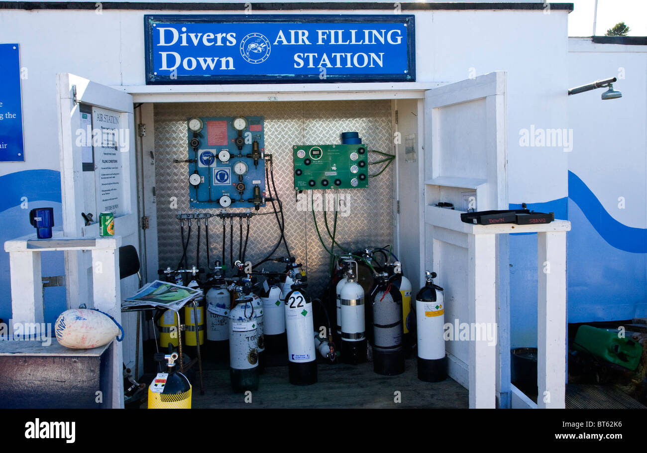 Air filling station hi-res stock photography and images - Alamy