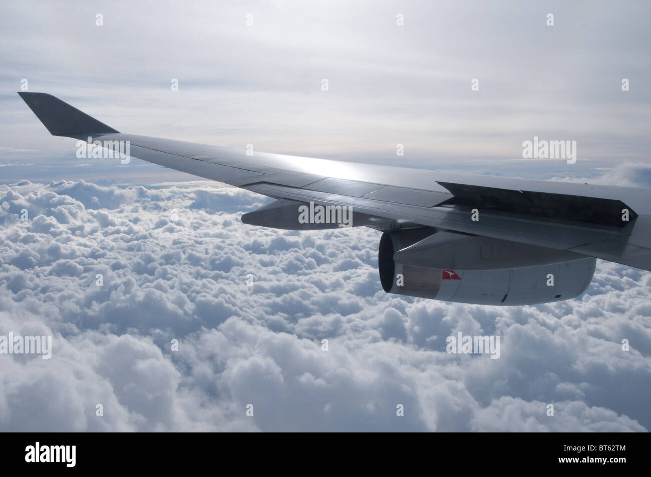 aircraft airplane aero wing in flight cloud left jet high aerospace ...