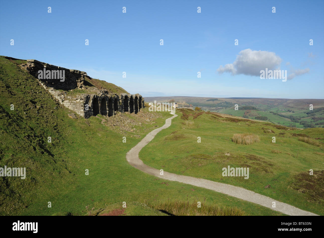 Bank Top Ironstone Kilns, Rosedale, North Yorkshire, England UK Stock ...
