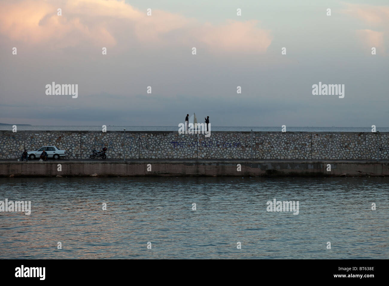 Alimos marina view in Athens, Greece Stock Photo - Alamy