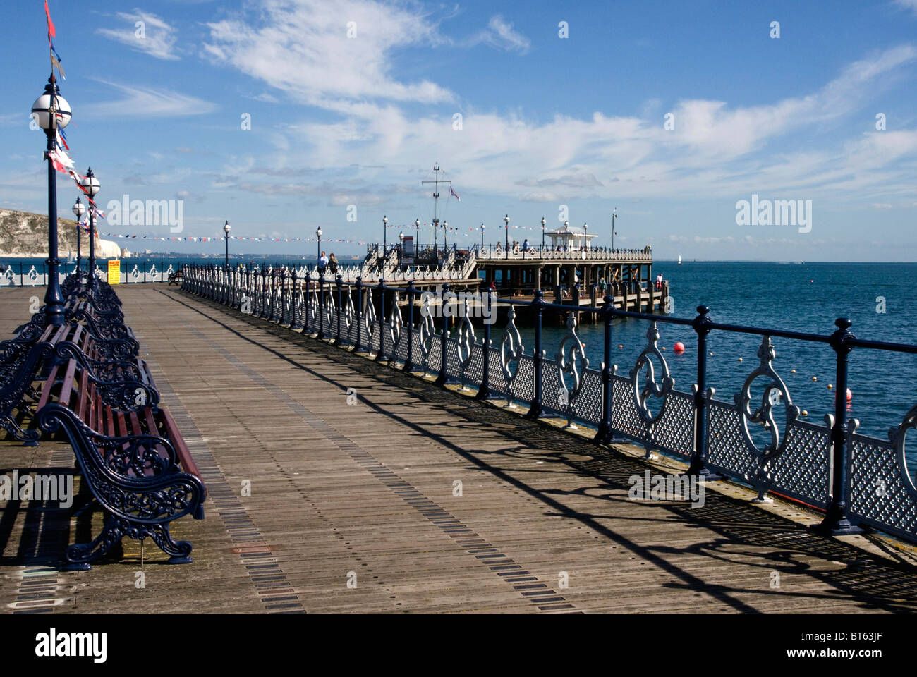 Swanage Pier, Dorset, UK Stock Photo - Alamy