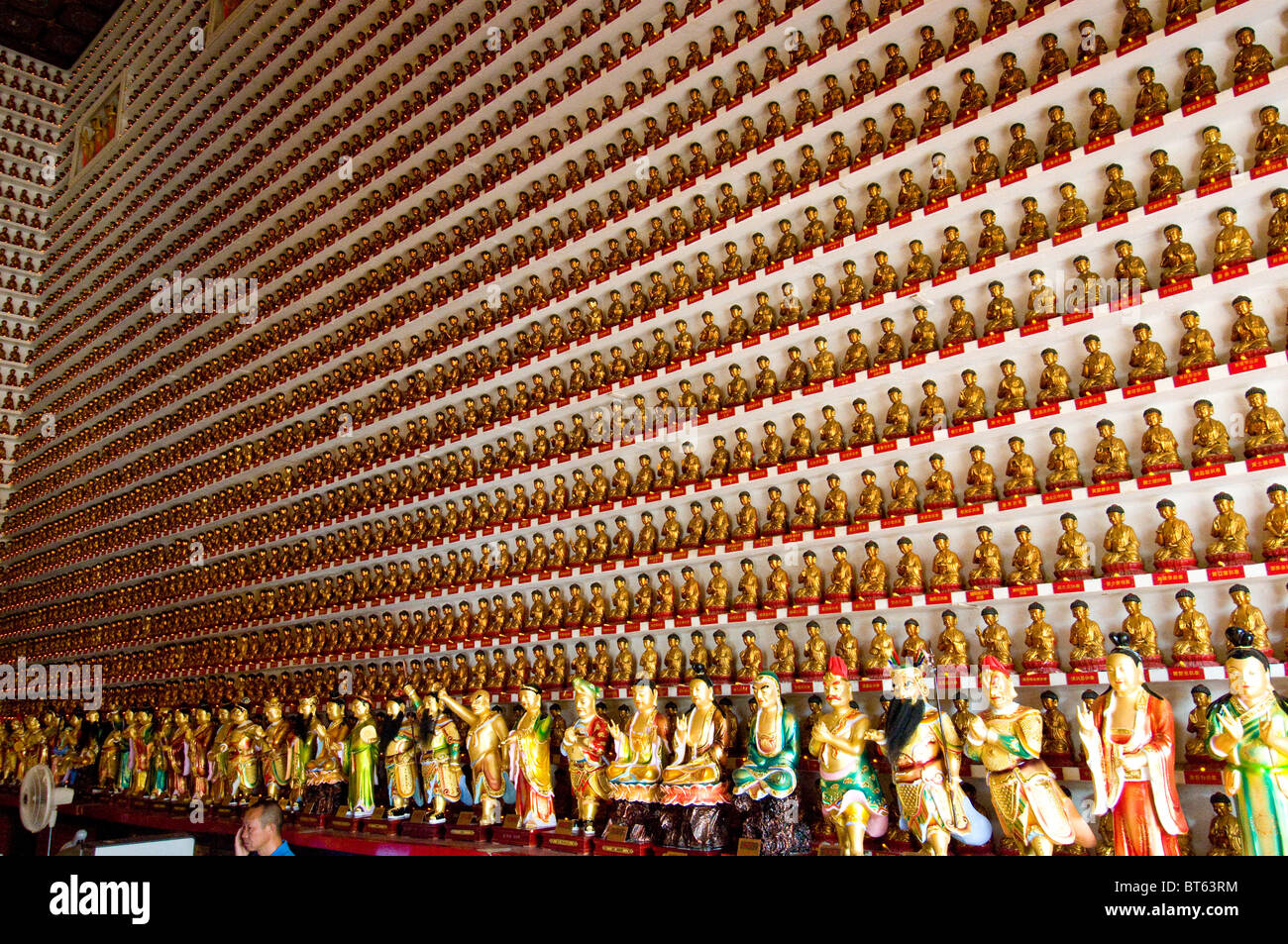 ten thousand buddhas pagoda temple 10000 10 000 Monastery Man Fat Tsz ...