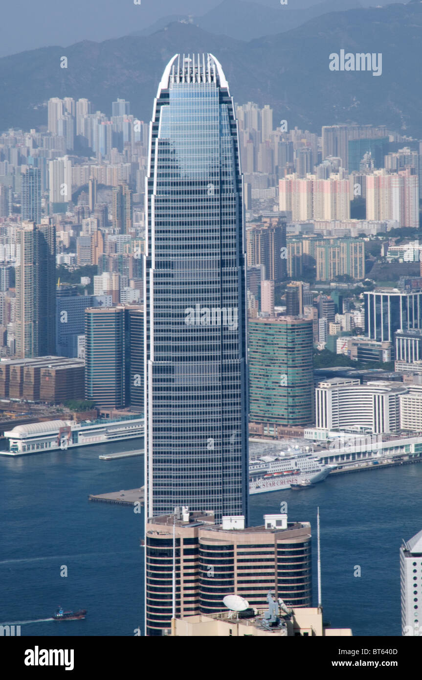 skyscraper skyline cityscape harbour center central district building ...