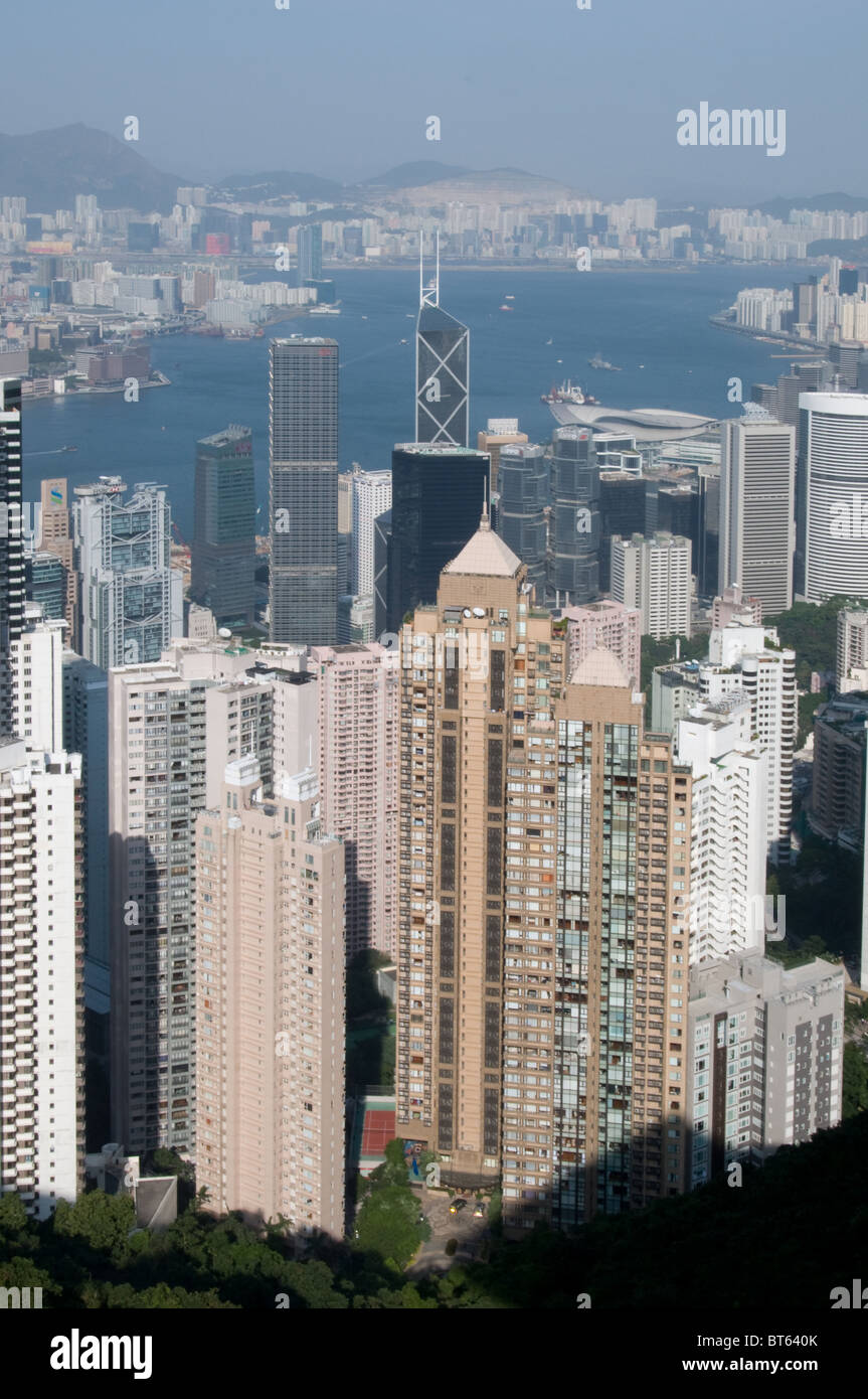 skyscraper skyline cityscape harbour center central district building ...