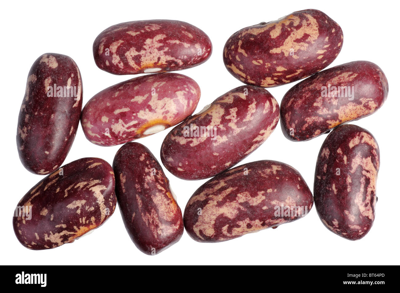Spotted beans, isolated Stock Photo - Alamy